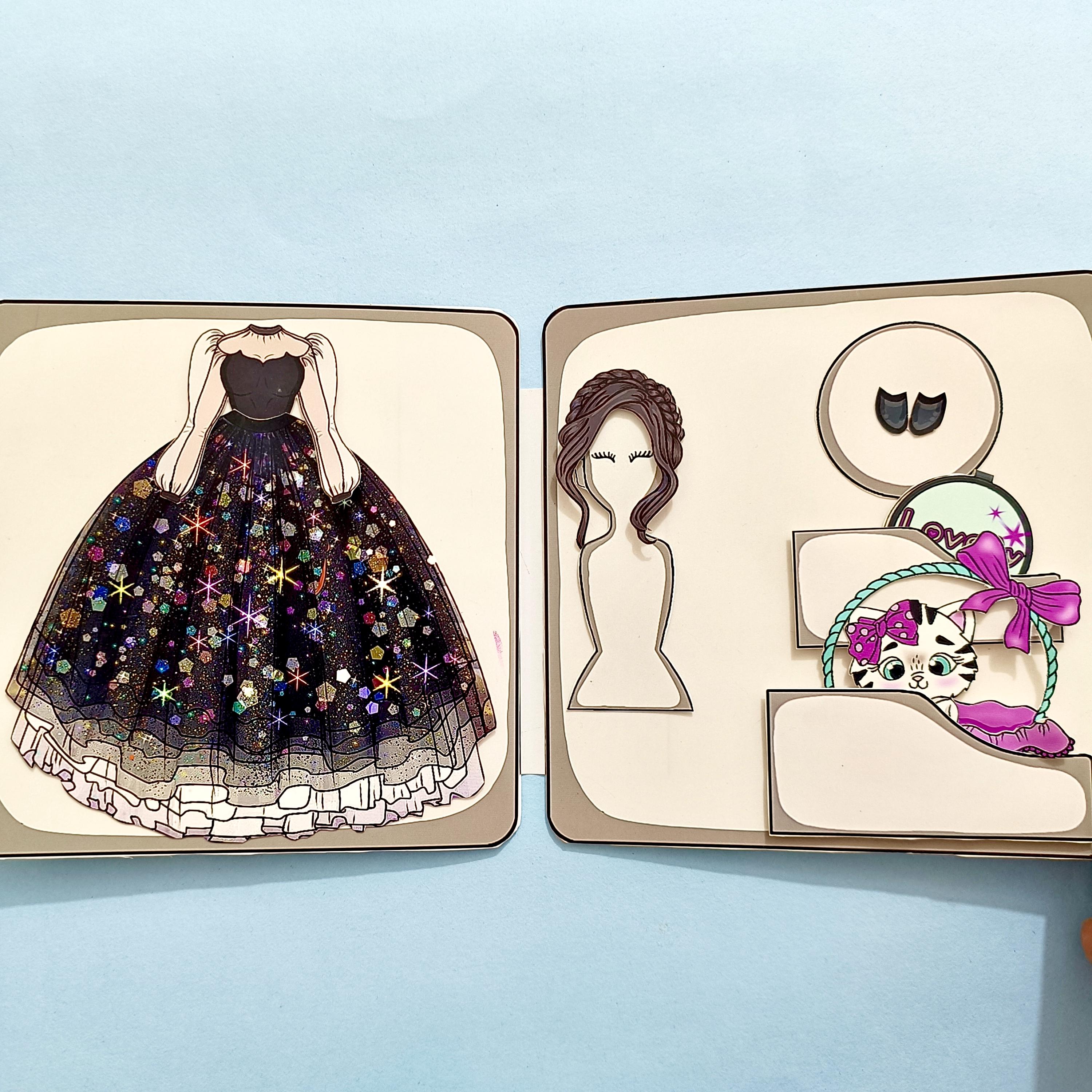 Printable, Busy Book: Paper Doll Dressup Activities. Digital Download ...