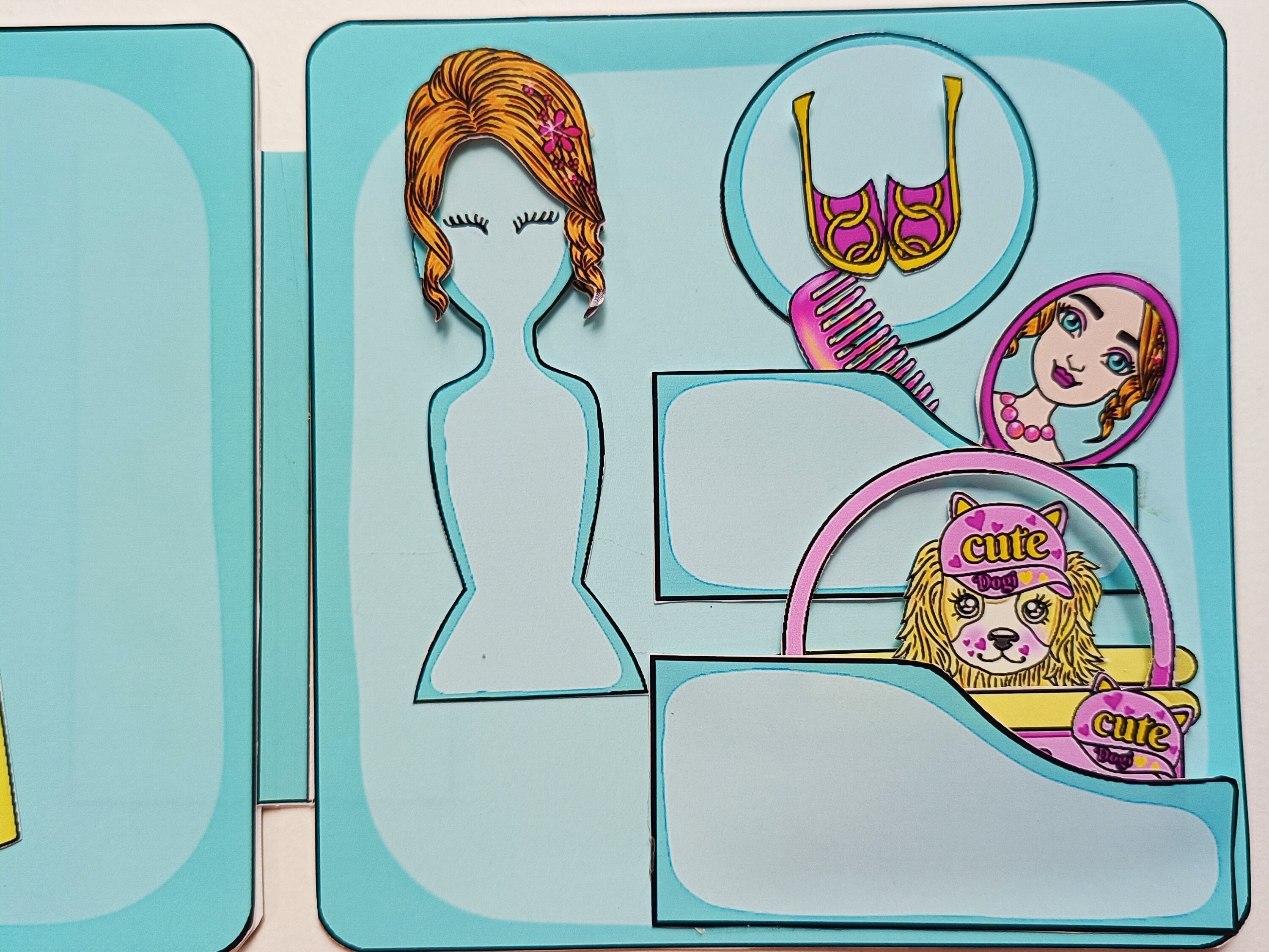 Printable Busy Book, Barbie Princess Dressup, Paper Doll Craft, Paper ...