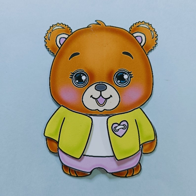 Printable Paper Teddy Bear House: DIY Kids Activity (digital Download ...