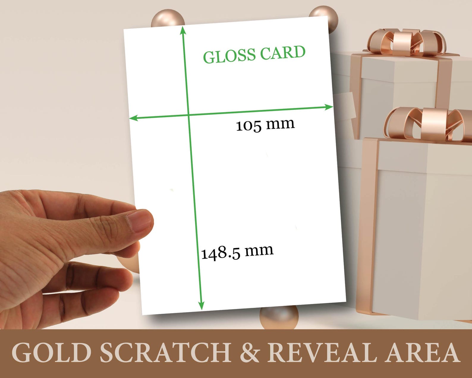 Printed Christmas Scratch Reveal Card Scratch, Santa Elf Nice List ...