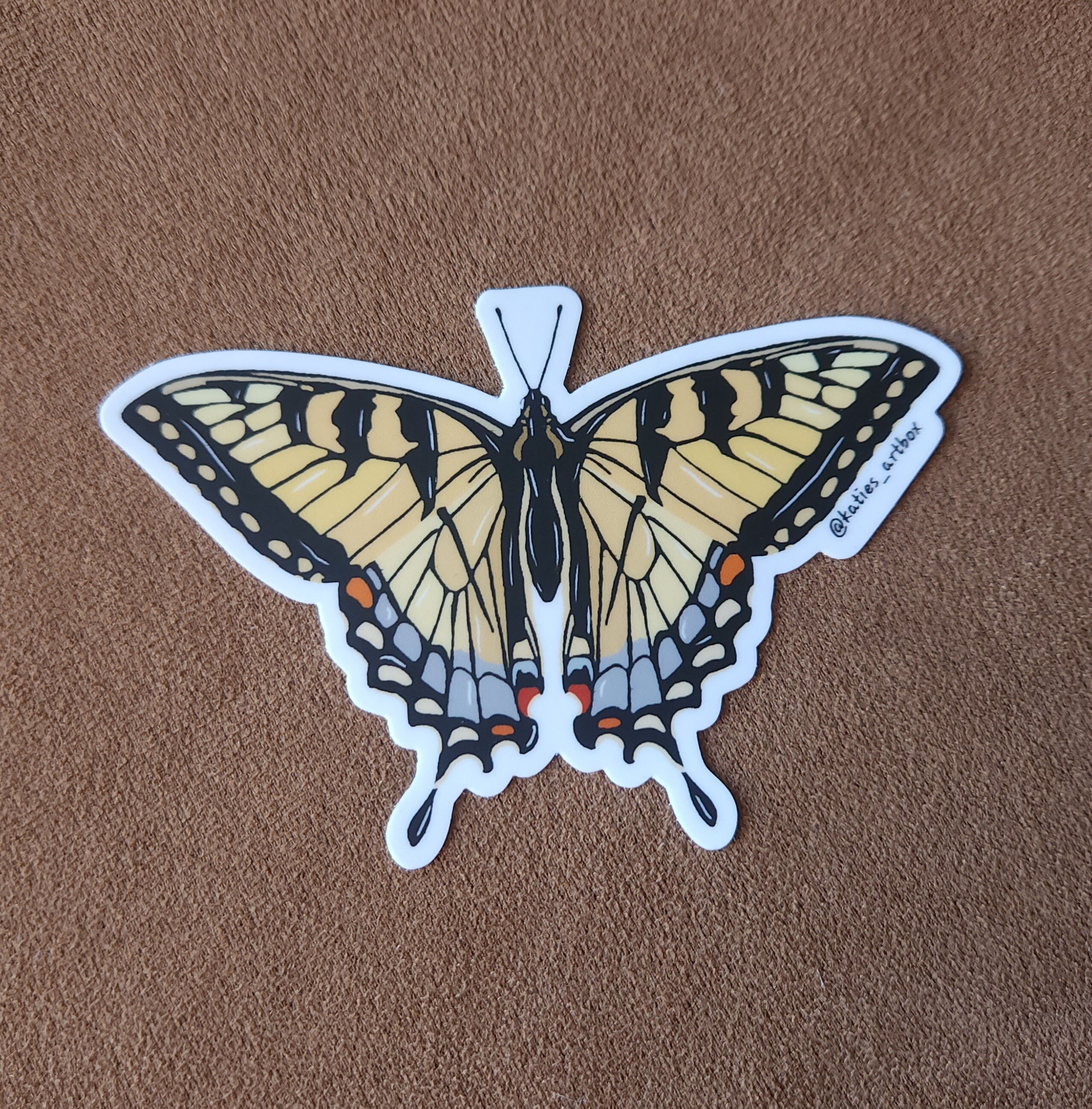 Eastern Tiger Swallowtail Sticker - Etsy
