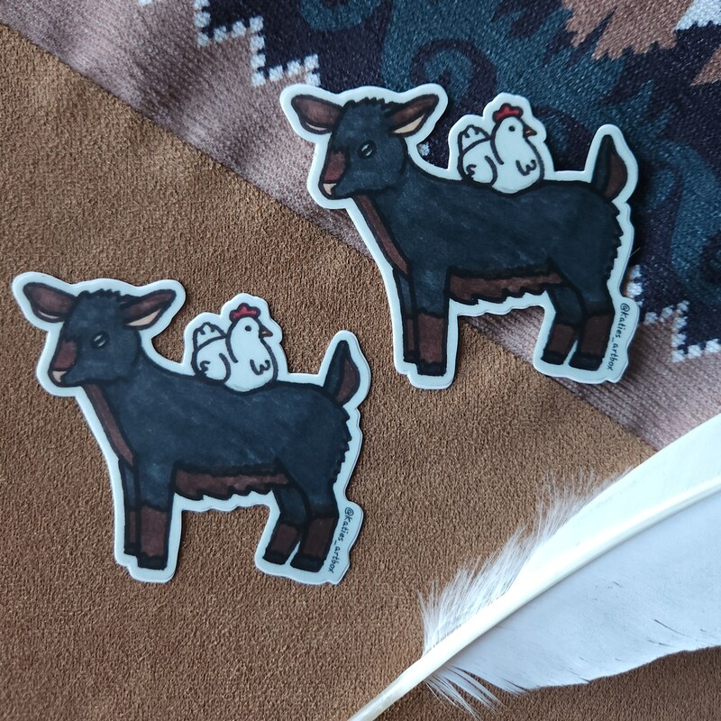 Cute Goat Stickers - Etsy
