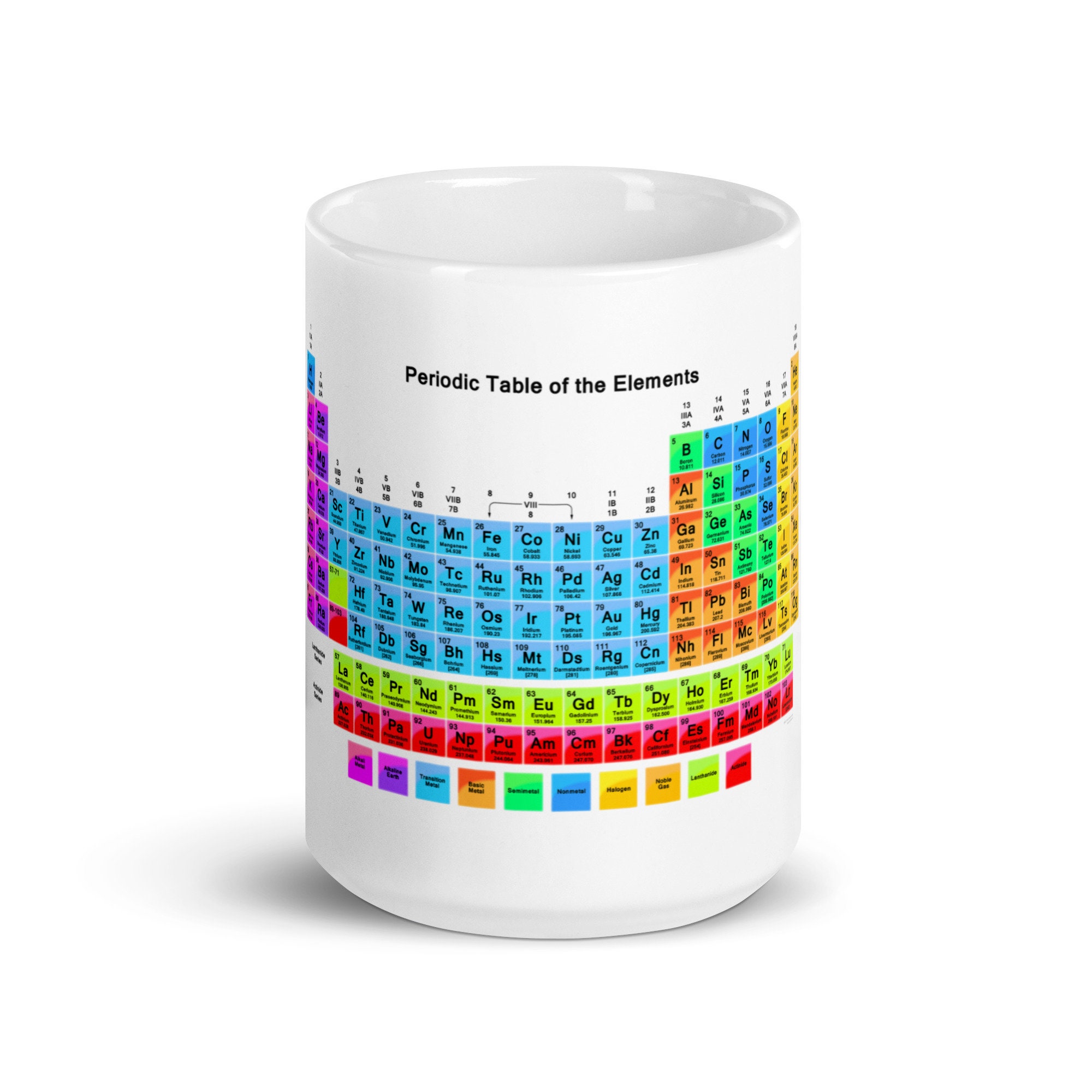Periodic Table of the Elements Mug - Etsy