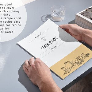 Printable Recipe Cards Set for Personalized Cookbooks and Culinary ...