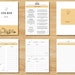 Printable Recipe Cards Set for Personalized Cookbooks and Culinary ...