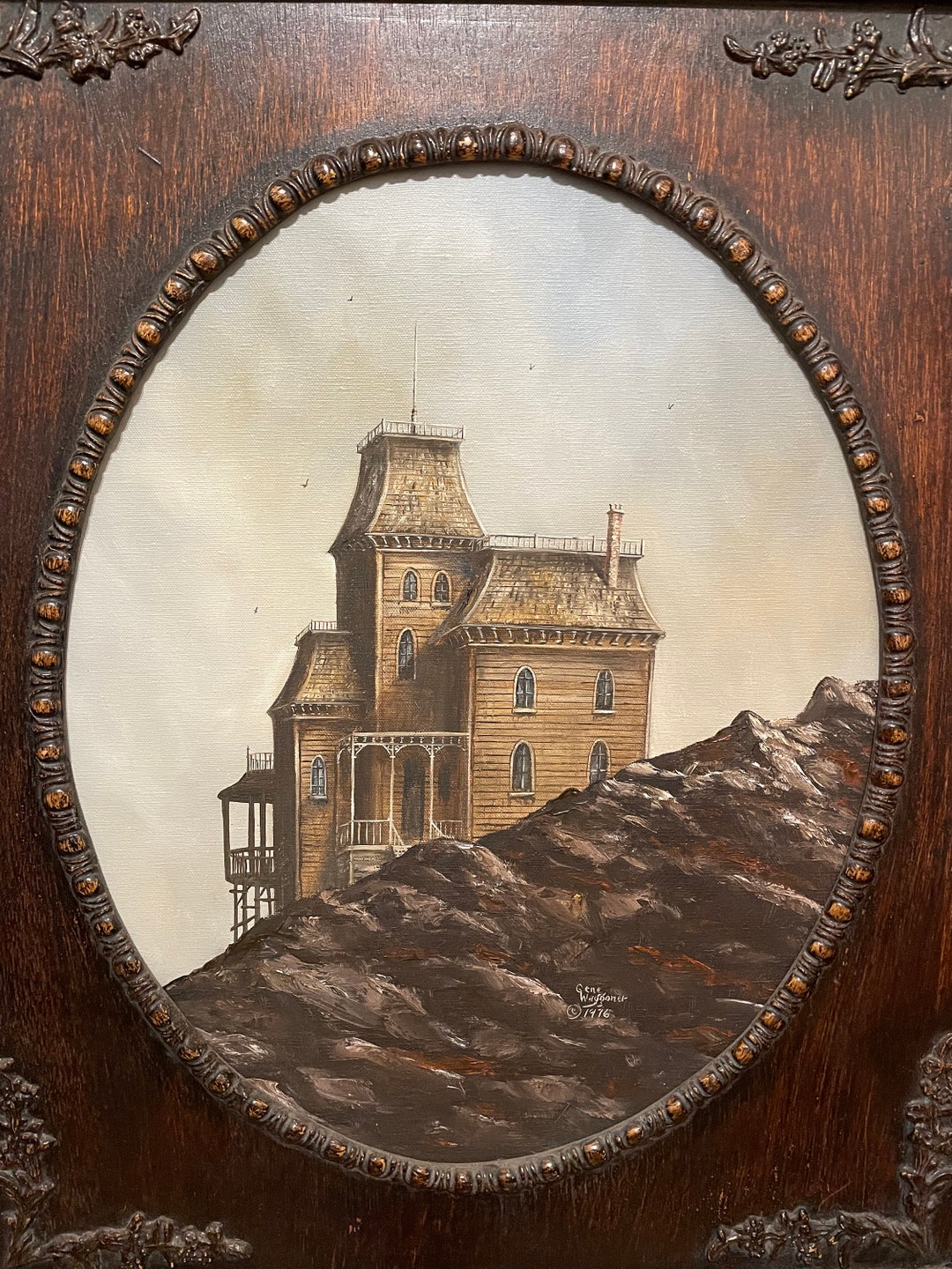 Moody Vintage Gene Waggoner Framed Original Painting 1976 - Etsy