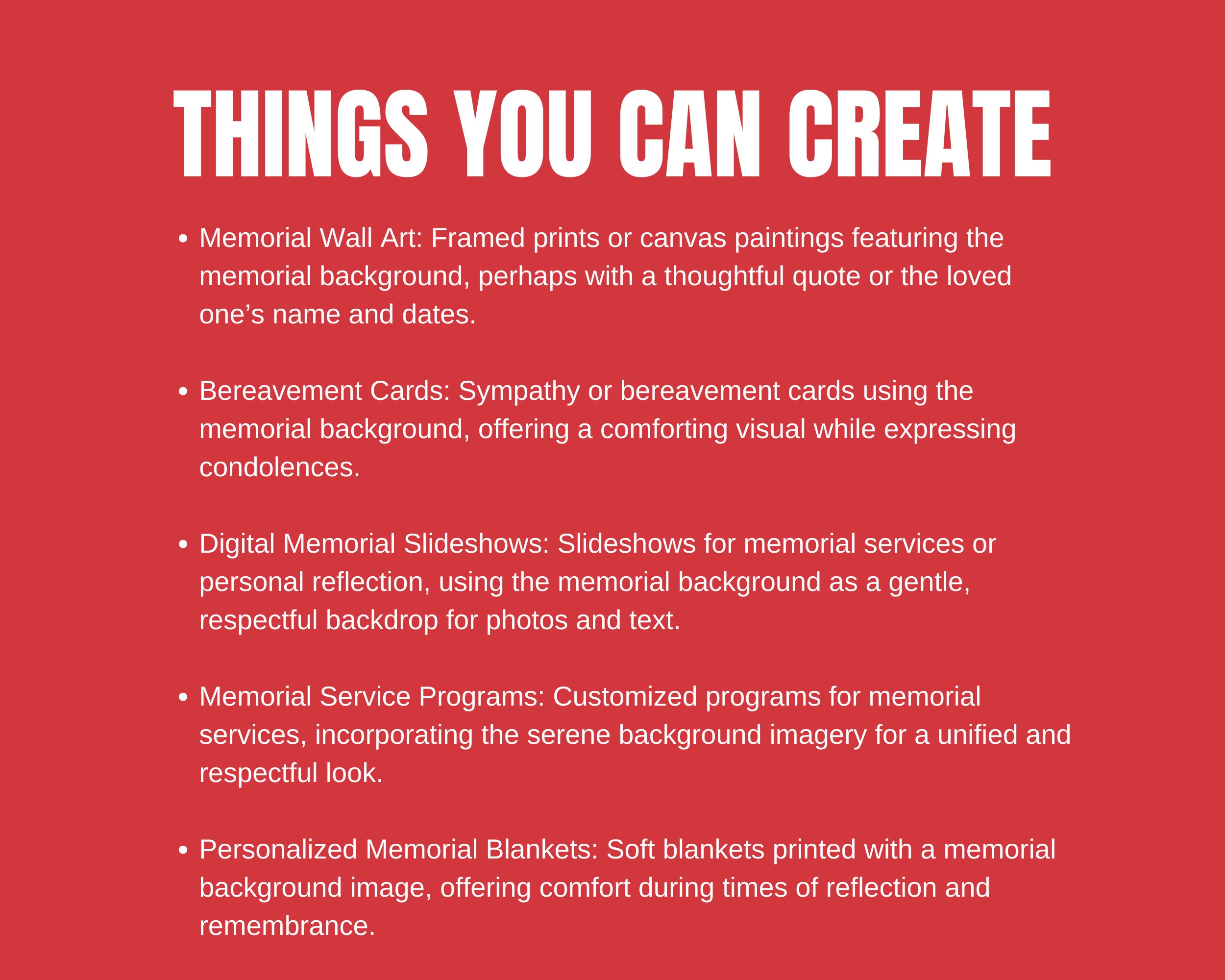 Red and White Memorial Background Bundle: 128 Memorial Backgrounds, in ...