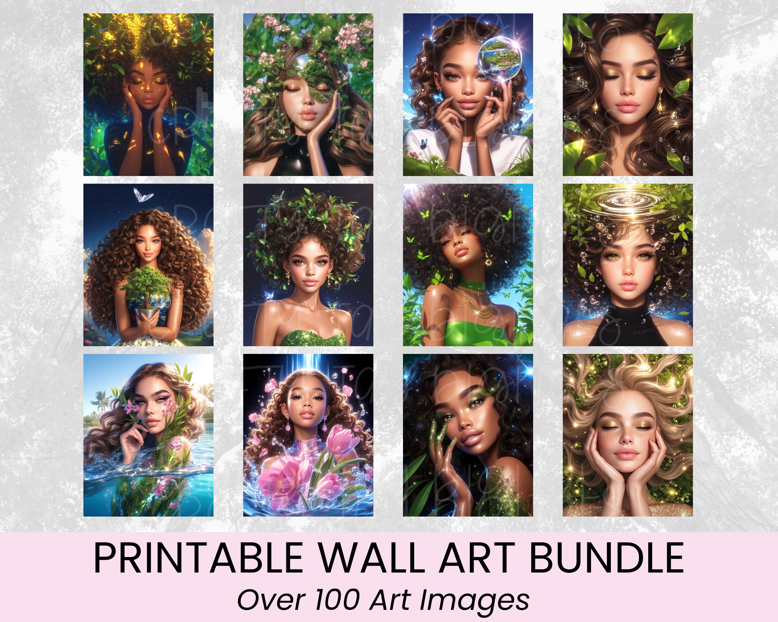 Digital Prints, Art Bundle: Instant Download, Printable Art, Office Art ...