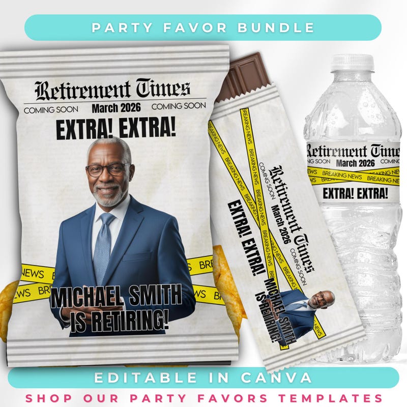 Retirement Candy Bar - Etsy