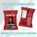 Red Graduation Party Favor Bundle – Chip Bag, Chocolate Bar Wrapper ...