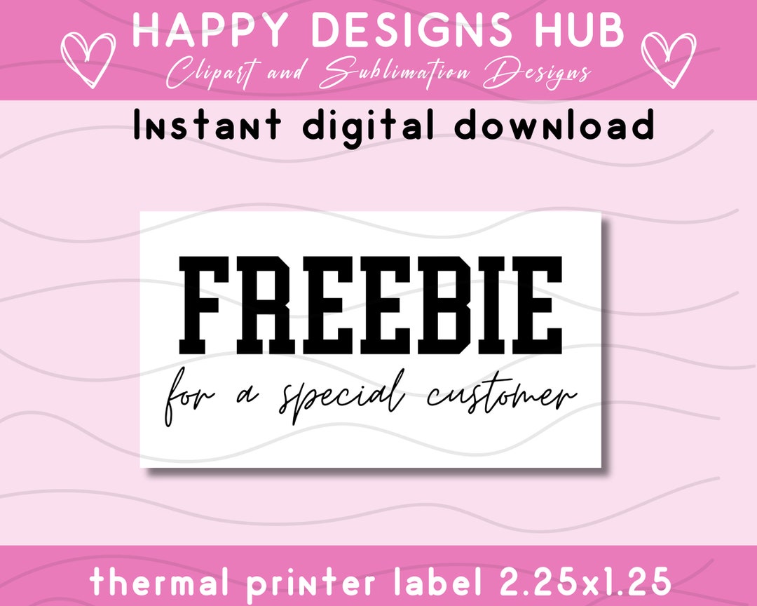 Thermal Printer Sticker PNG Sticker Download Freebie Sticker Small ...