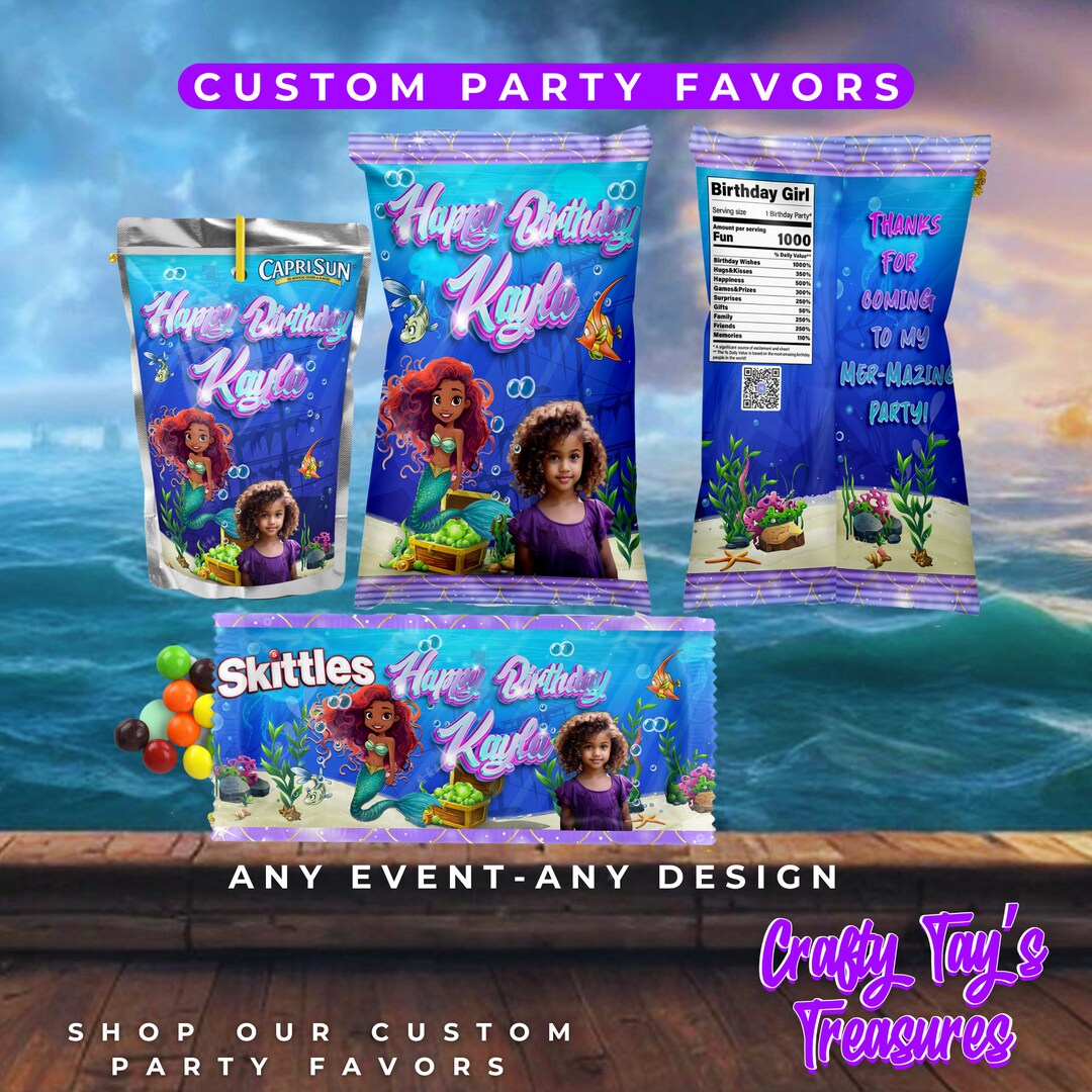 Custom Party Favors - Personalized Party Favor Bundles | Birthday, Baby ...