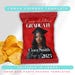 Red Graduation 2025 Chip Bag Template | DIY Party Favor Design ...