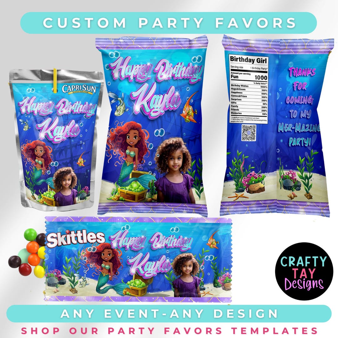 Custom Party Favors | Personalized Party Favor Bundles | Birthday, Baby ...