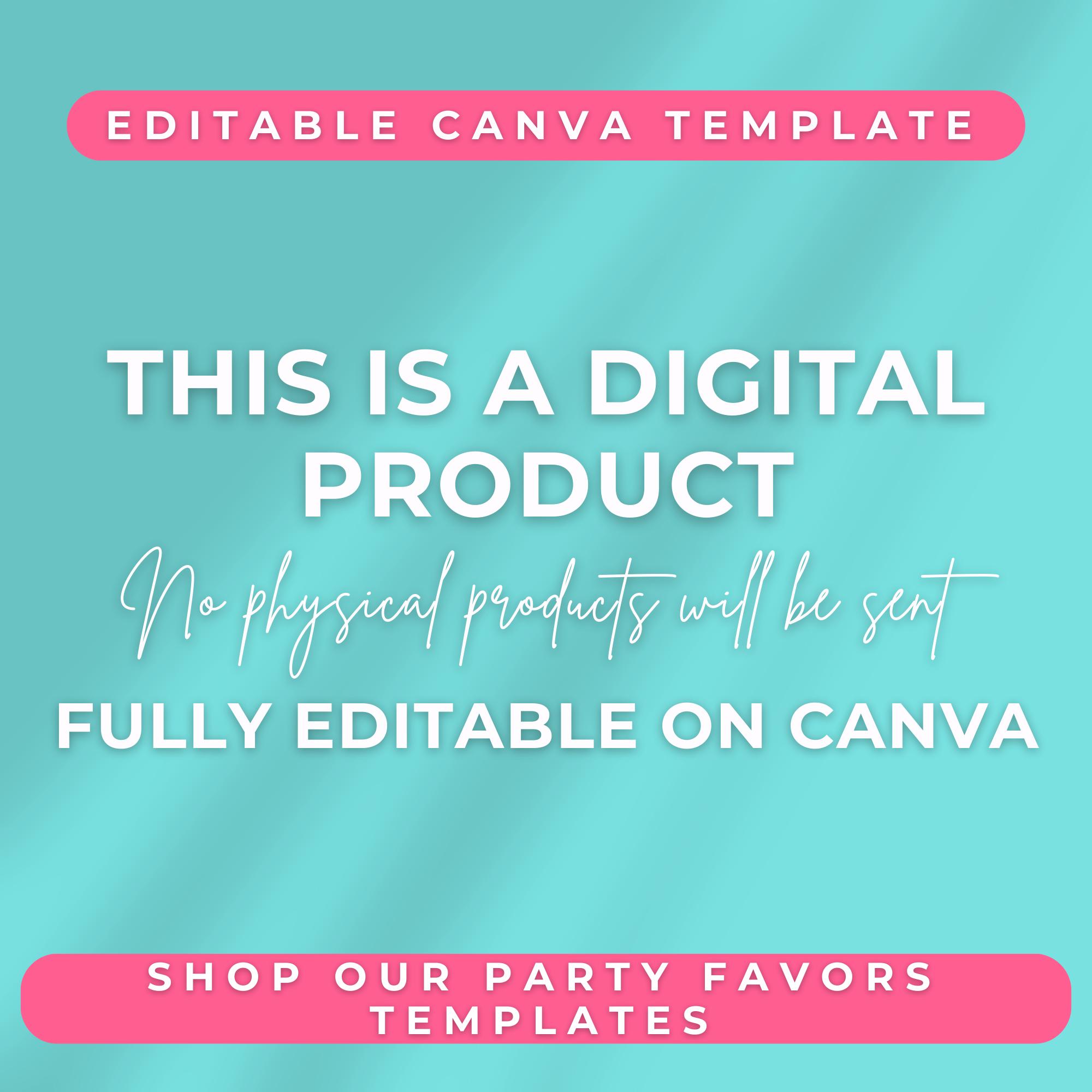 Editable Birthday Chip Bag Template | Blue & Silver Glam Canva Design ...