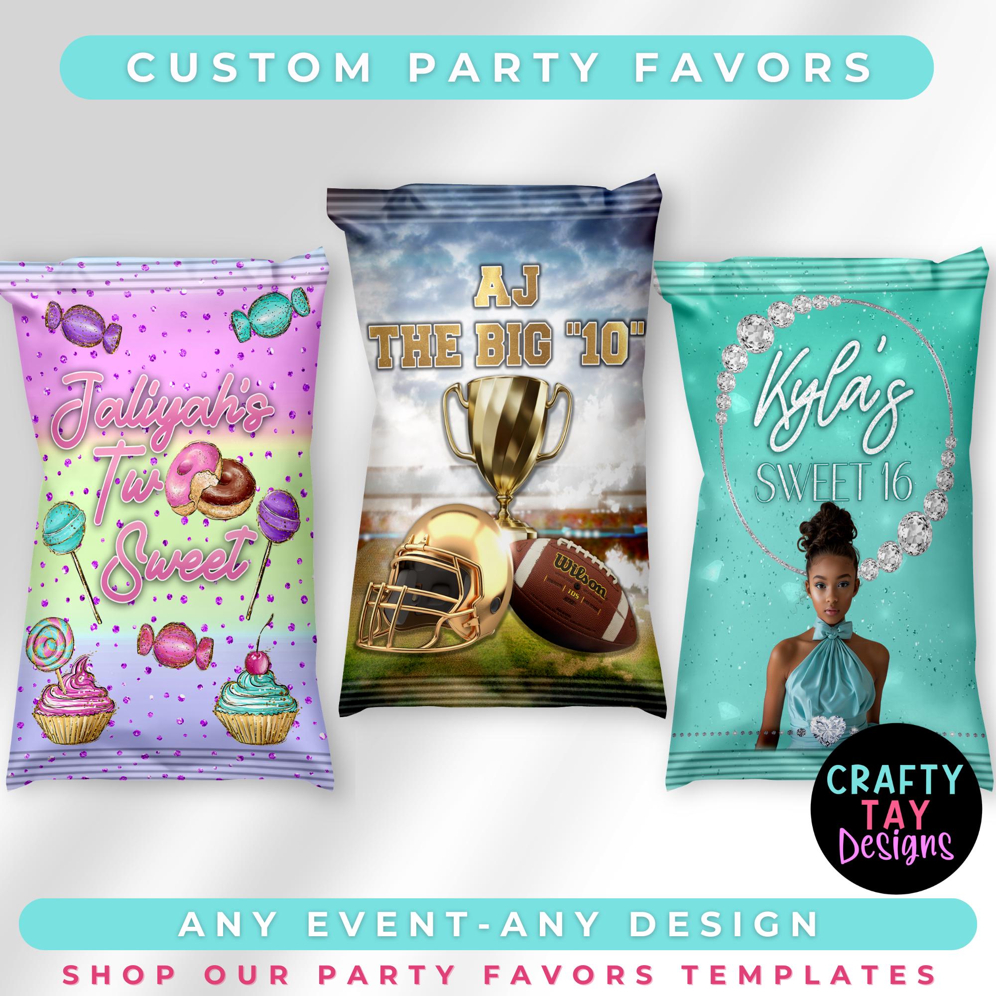 Custom Party Favors | Personalized Party Favor Bundles | Birthday, Baby ...