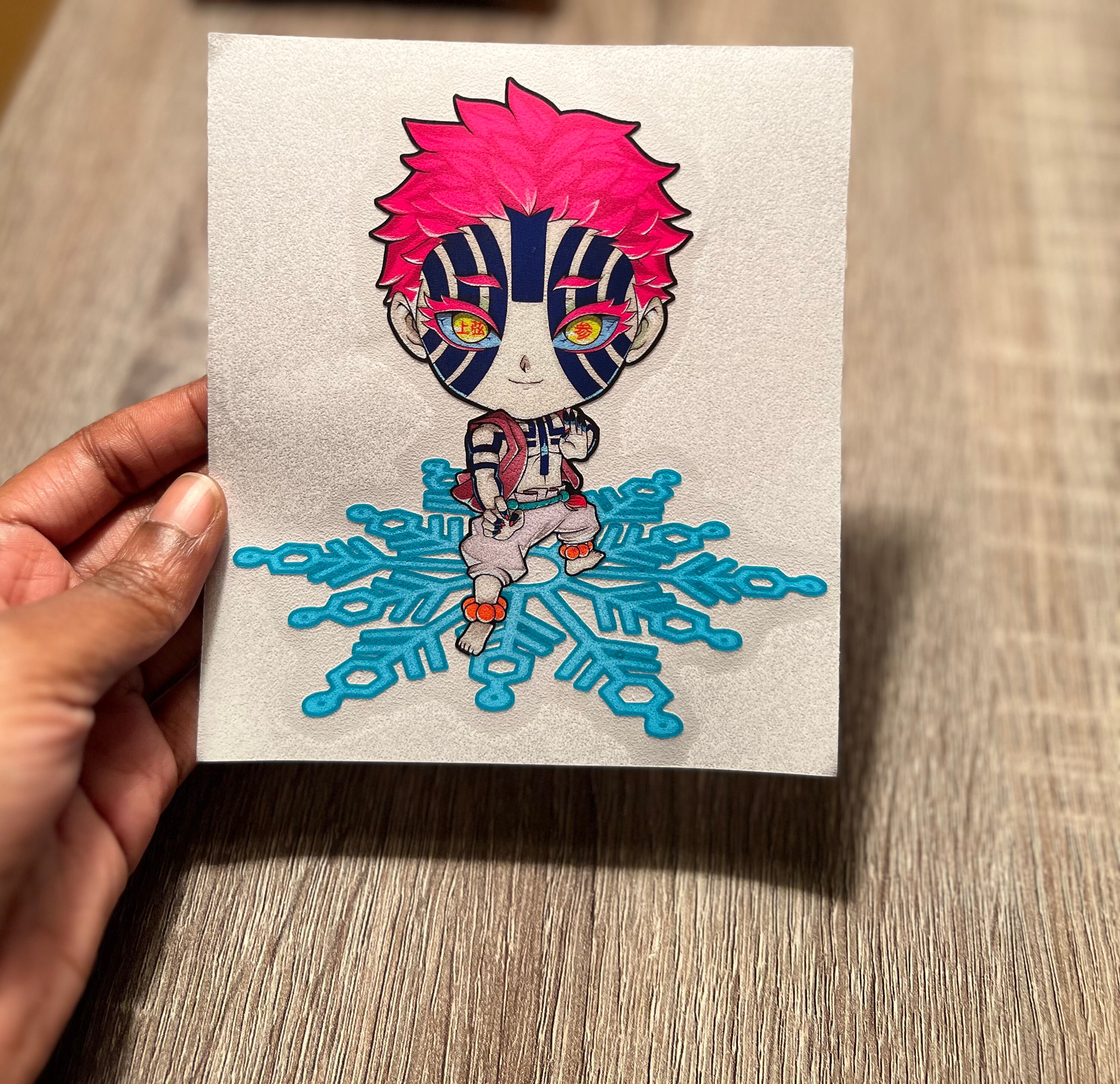 Chibi Upper Moon Anime Peeker Stickers - Etsy