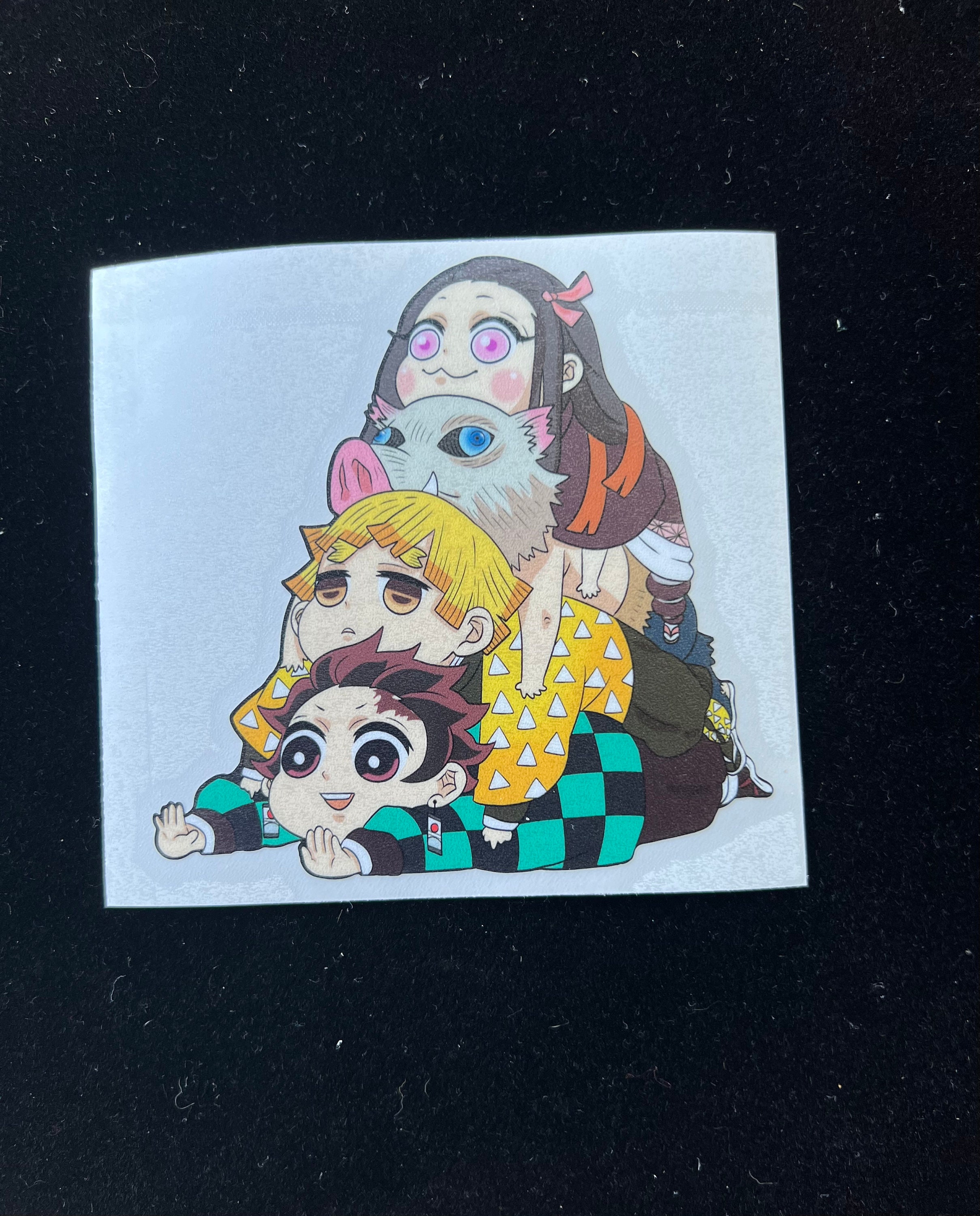 Chibi Slayers Anime Car Decal Waterproof /anime Holographic Stickers - Etsy