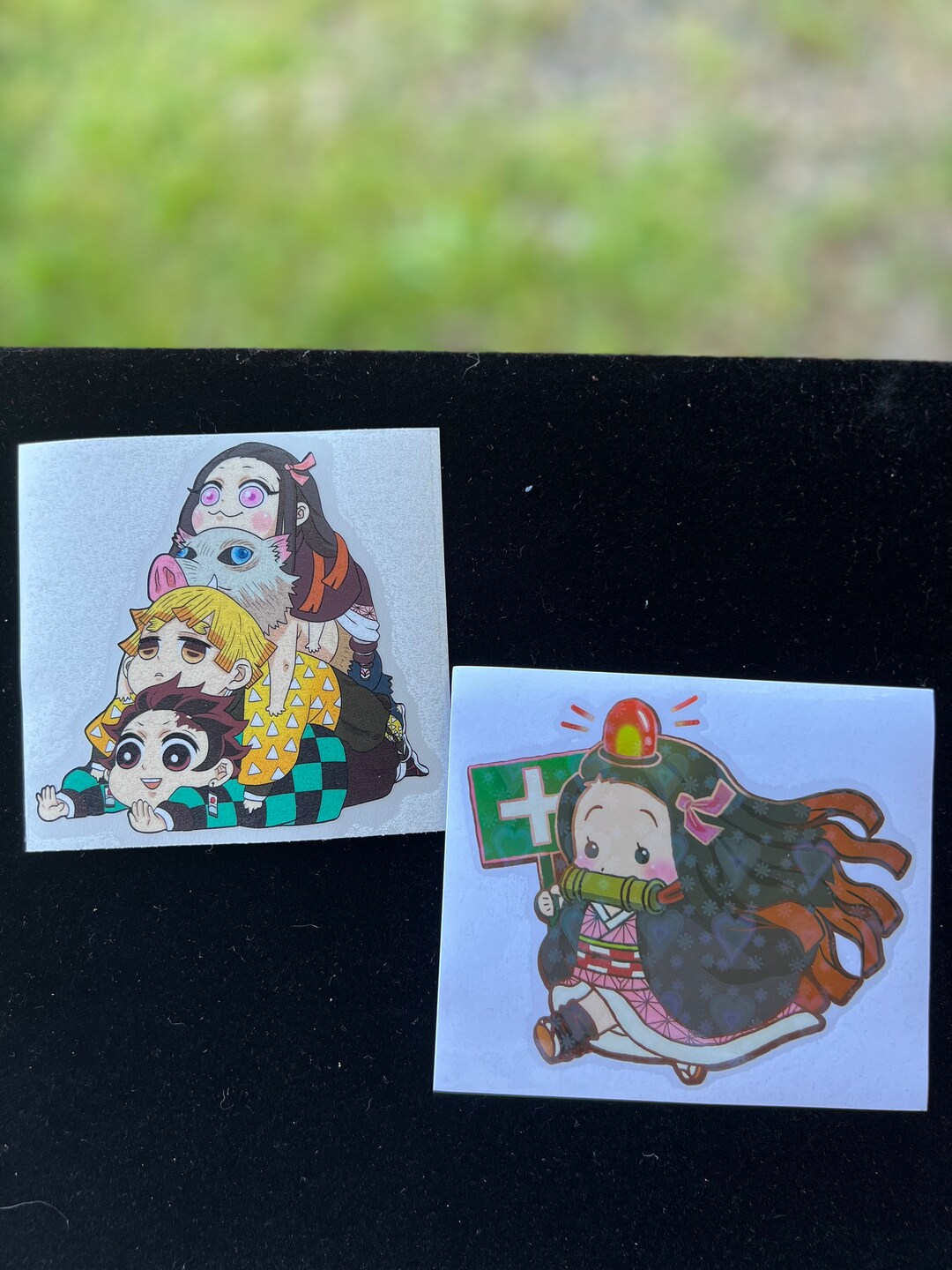 Chibi Slayers Anime Car Decal Waterproof /anime Holographic Stickers - Etsy