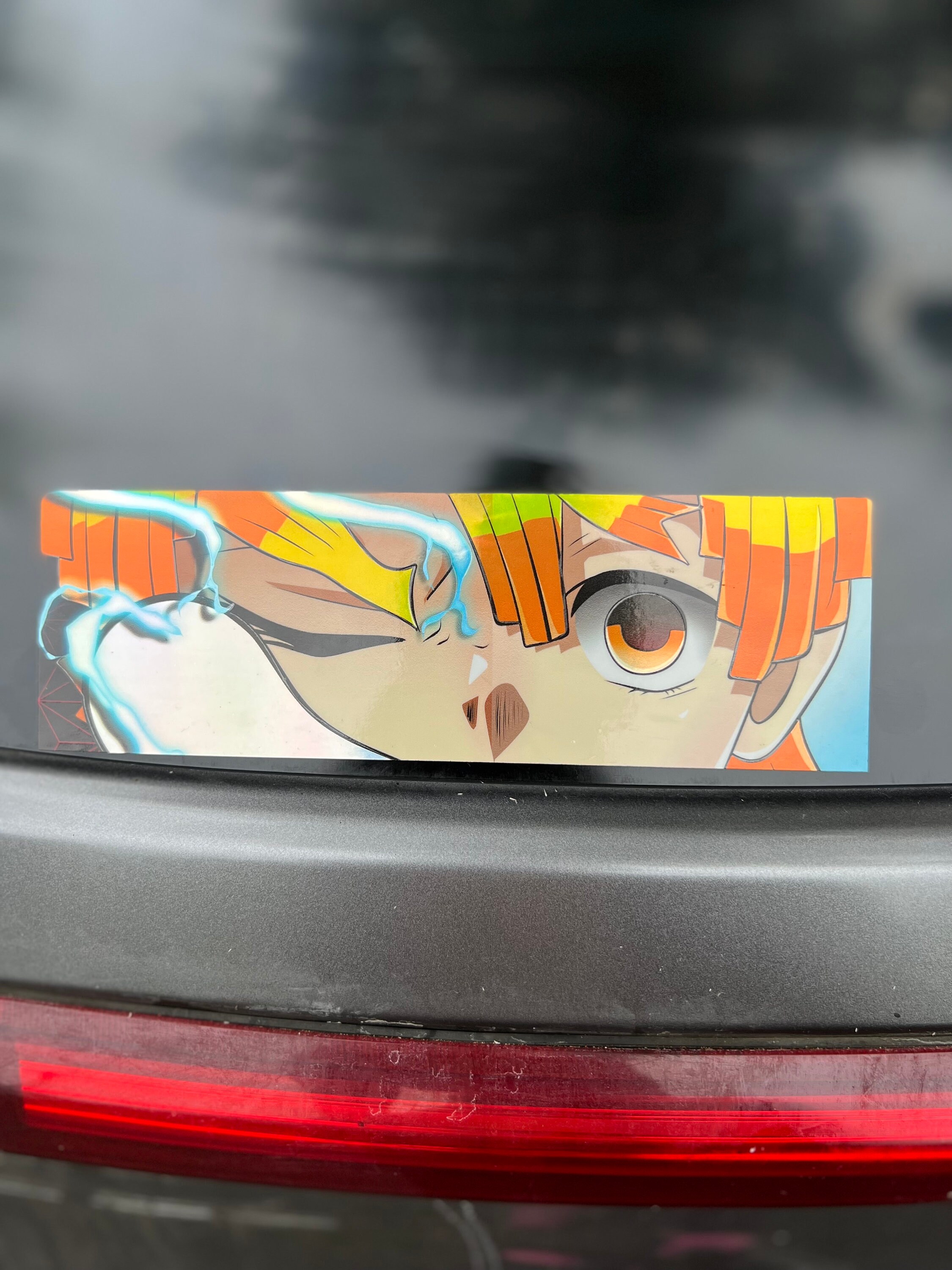 Anime Slap Sticker Thunder Slayer Holographic Stickers - Etsy