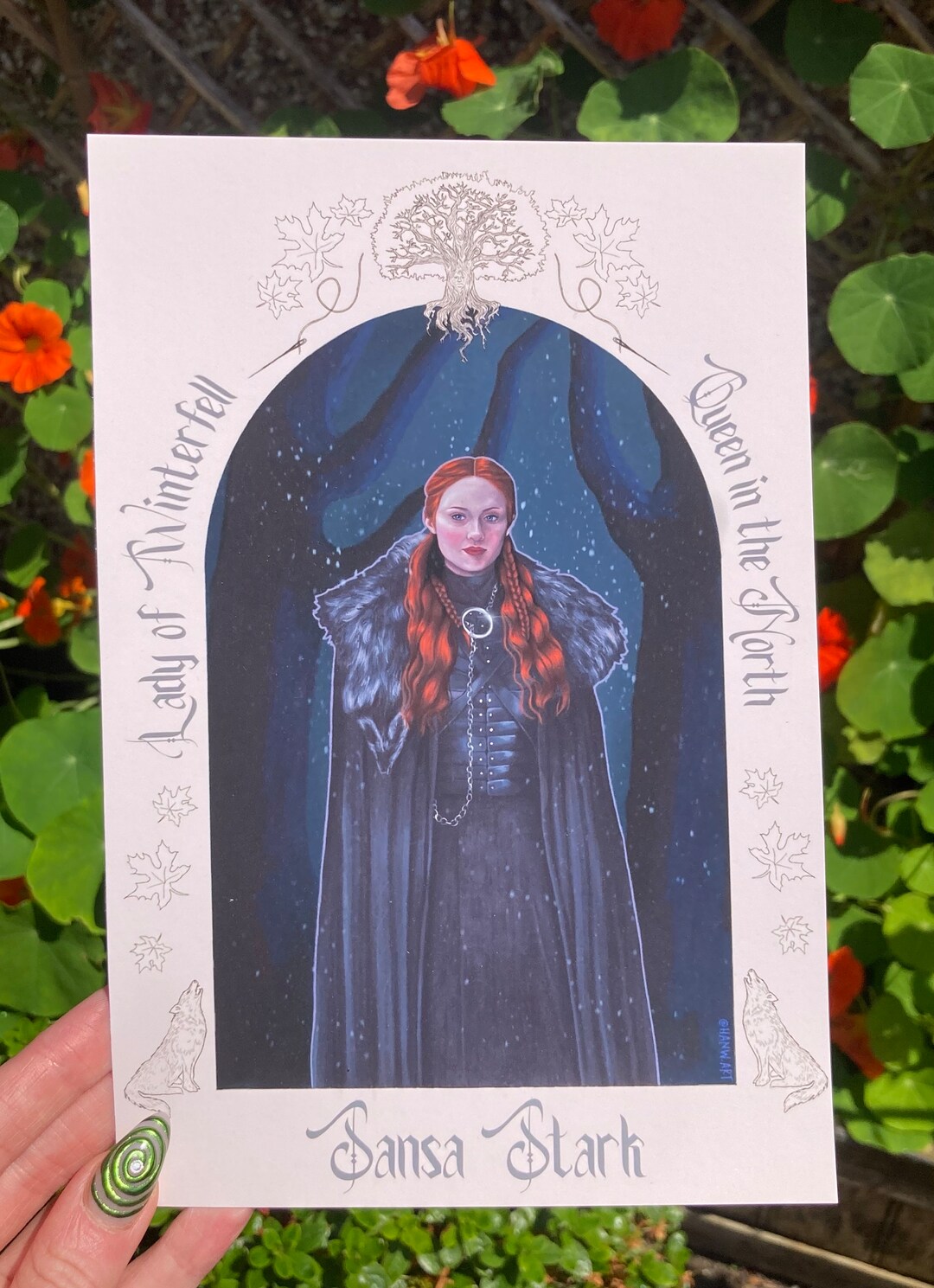 Sansa Stark Art Print, FANART, Game of Thrones, A4/ A5, Illustration - Etsy