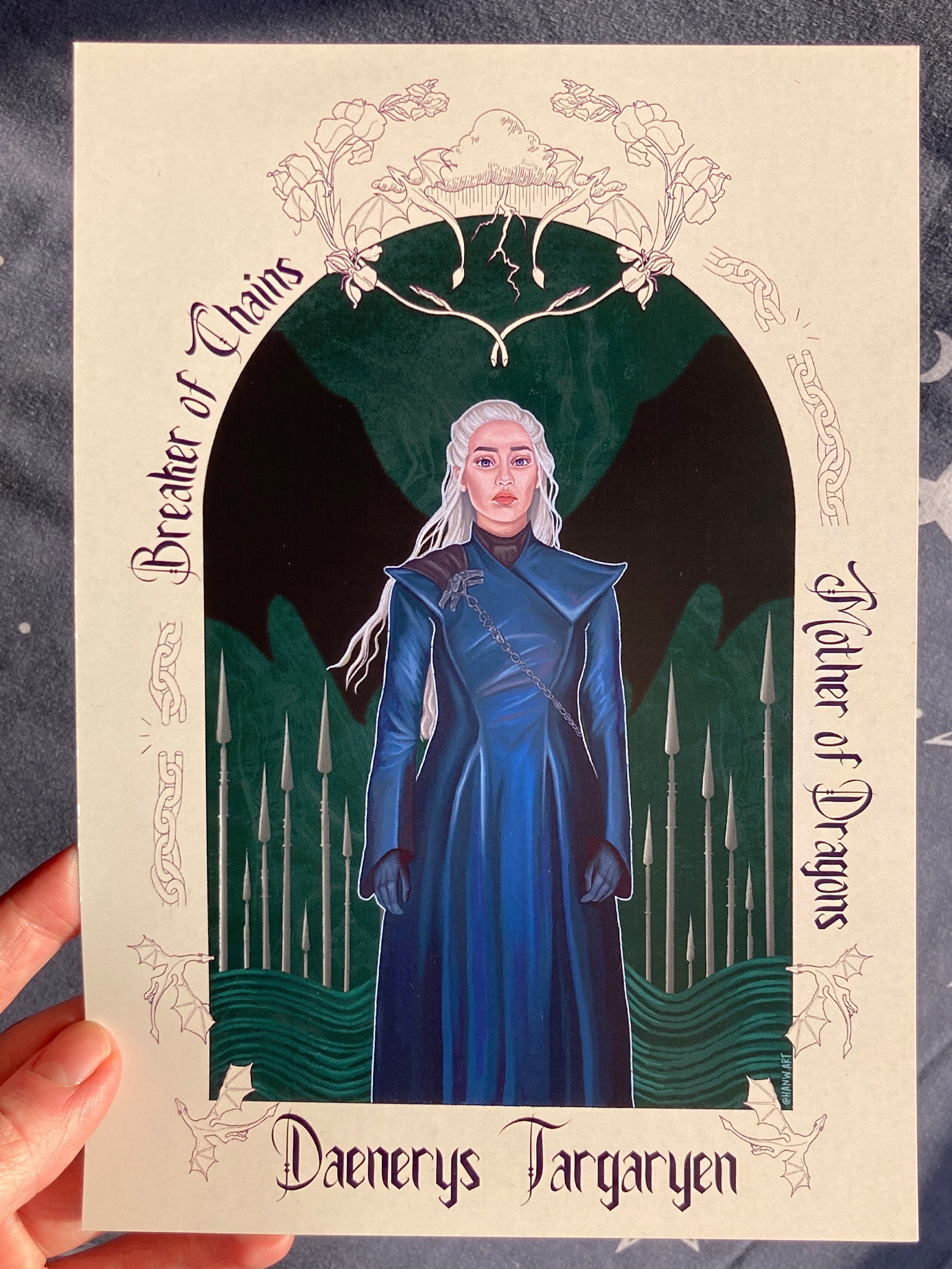 Cartel Del árbol Genealógico Targaryen