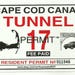 Cape Cod Canal Tunnel Bogus Permit Sticker - Funny Vinyl Decal - Etsy