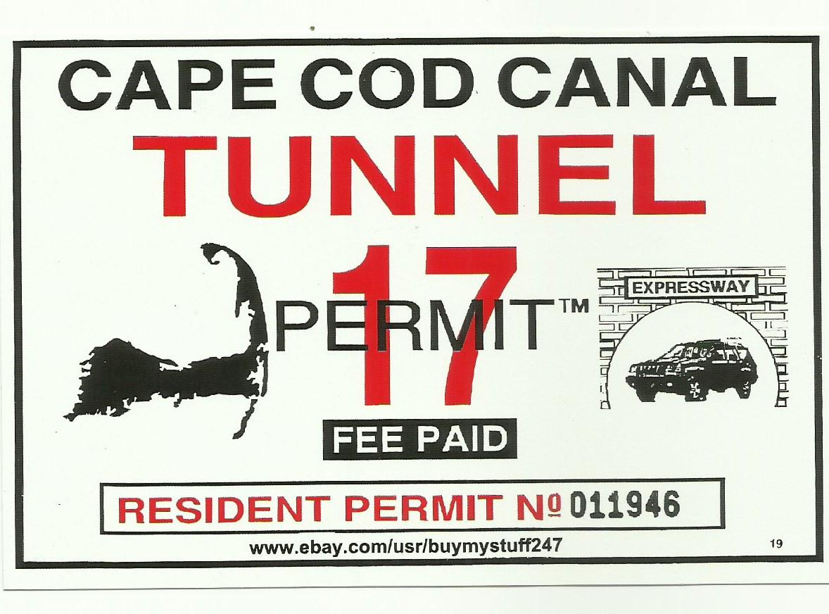 Cape Cod Canal Tunnel Bogus Permit Sticker - Funny Vinyl Decal - Etsy
