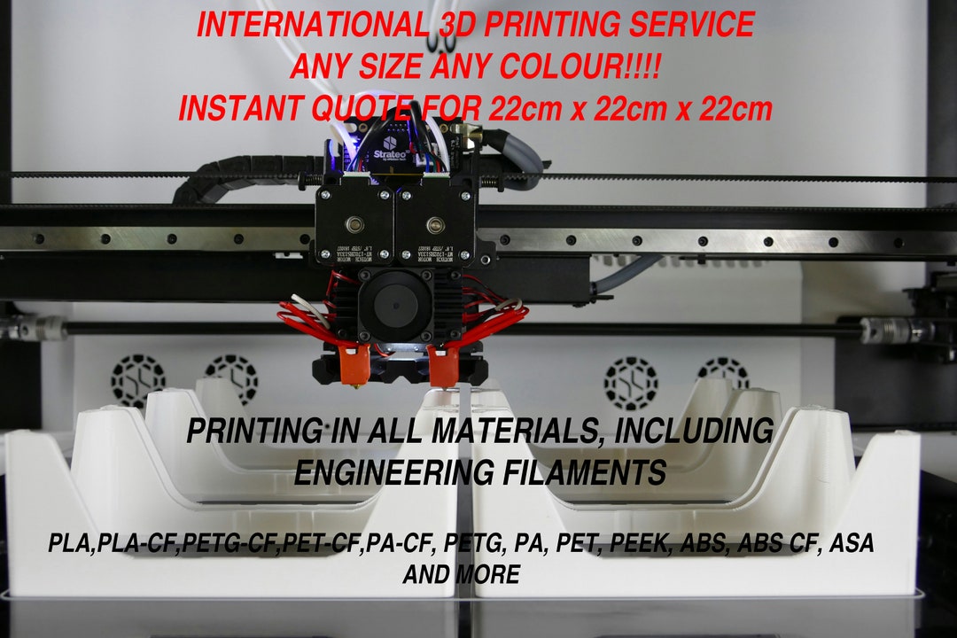 Custom 3D Printing Service, PLA PLA CF and More, Engineering Filaments ...