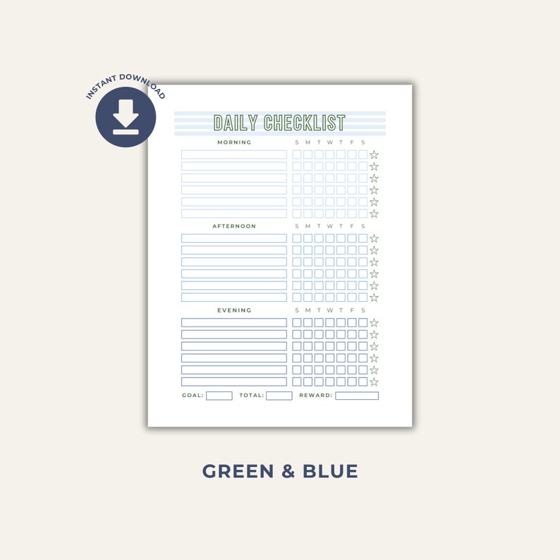 Kids Daily Checklist, Daily Routine Chart, Morning Routine, Evening ...