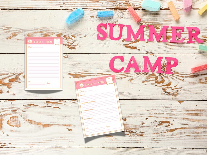 PRINTABLE Letter From Home, Camp Note From Home, Note From Mom, Camp ...