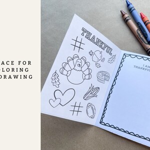 Printable Thanksgiving Place Cards, Thanksgiving Coloring Place Cards ...
