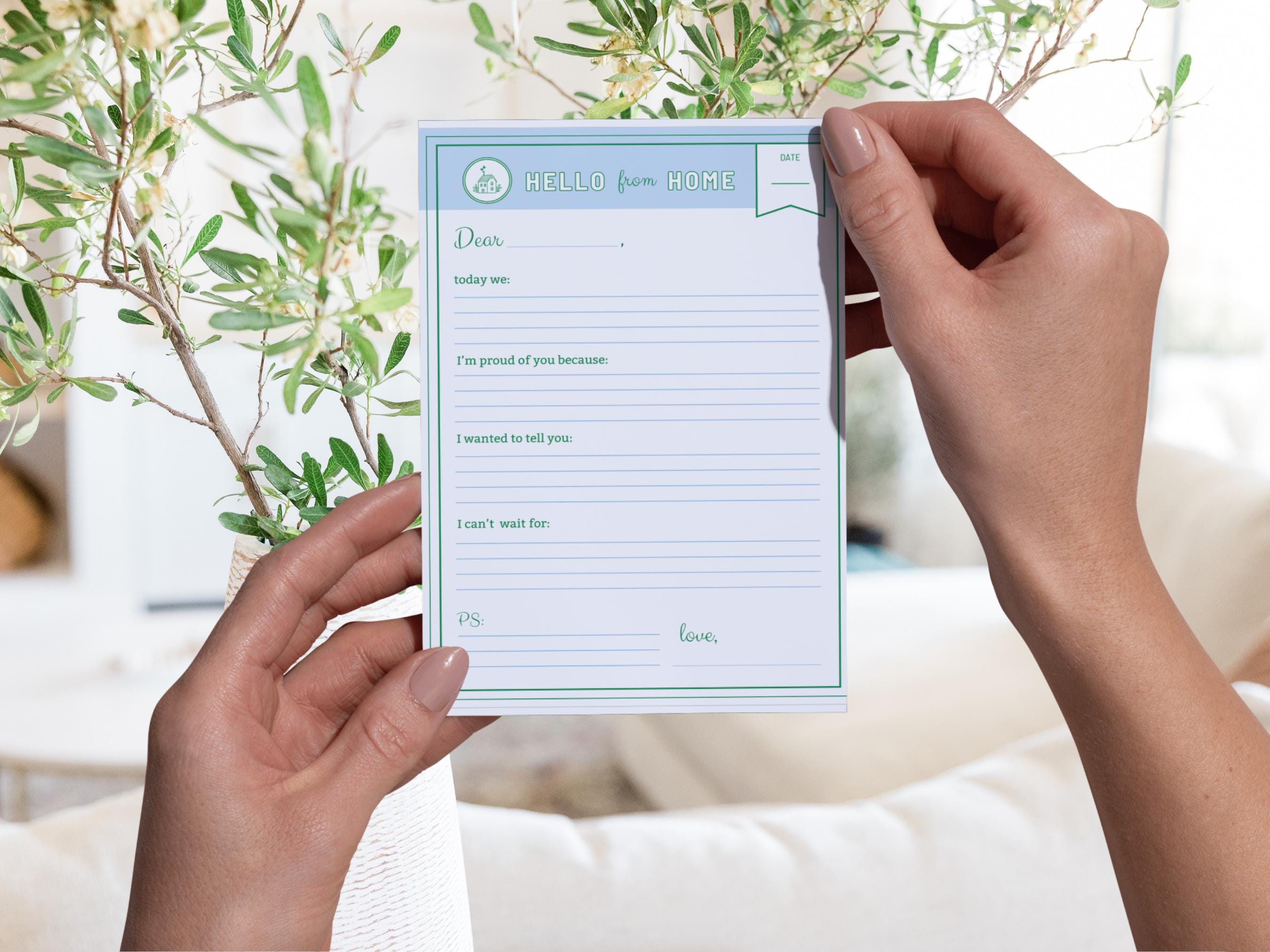 PRINTABLE Letter From Home, Camp Note From Home, Note From Mom, Camp ...