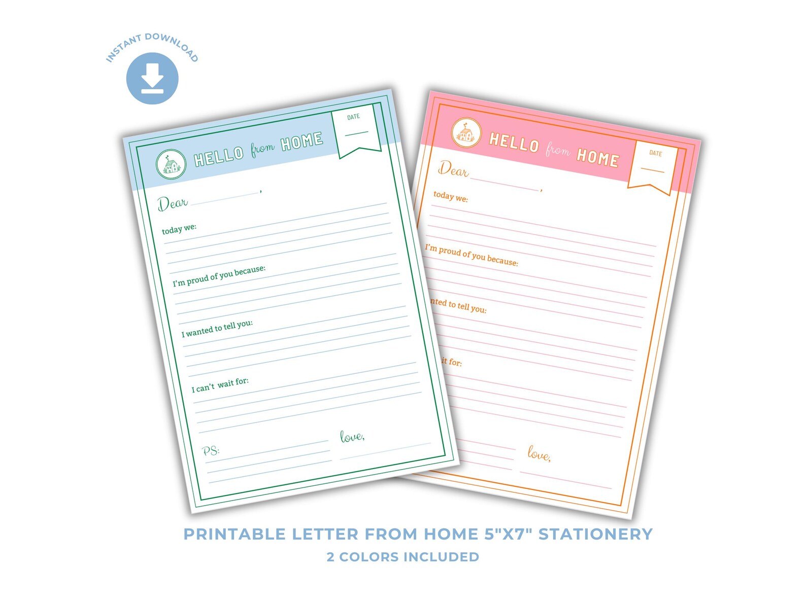 PRINTABLE Letter From Home, Camp Note From Home, Note From Mom, Camp ...