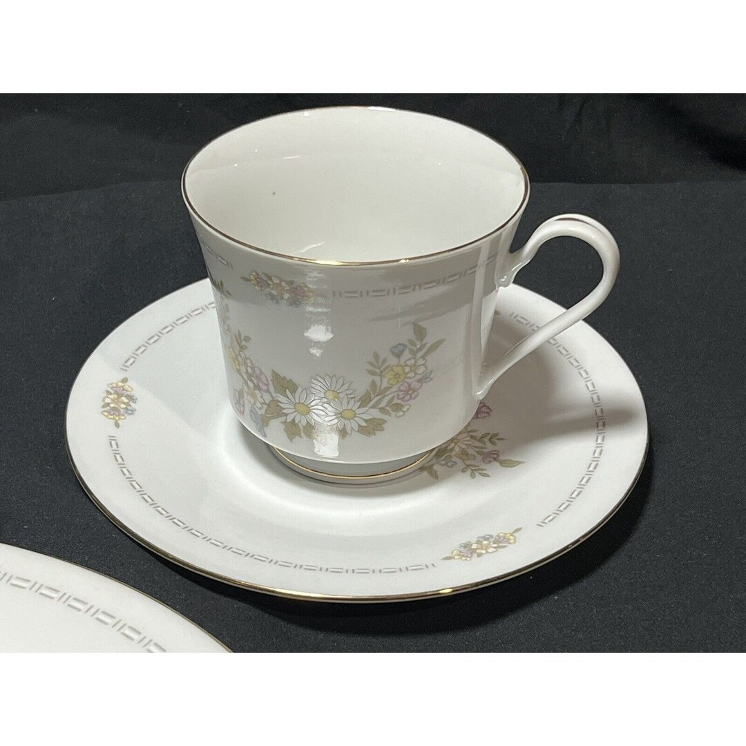 Set of Four (4) Baum Bros China Cup and Saucer KIMBERLY 109 Pattern ...