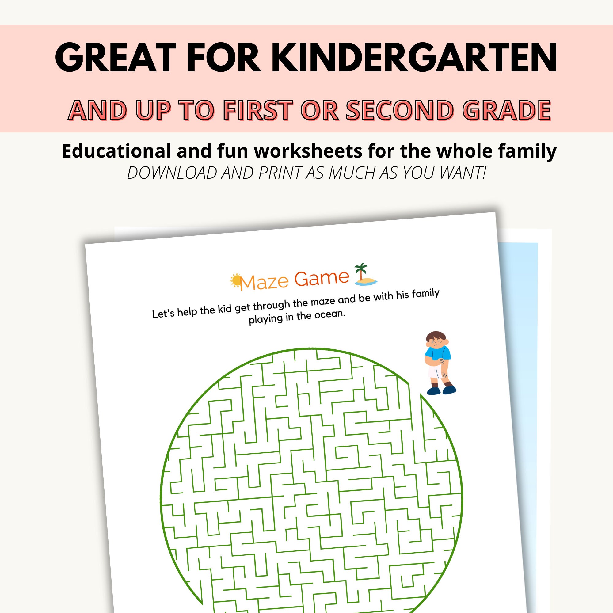 Activity Worksheets | Summer Activity Book | Kids Worksheets ...