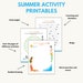 Activity Worksheets | Summer Activity Book | Kids Worksheets ...