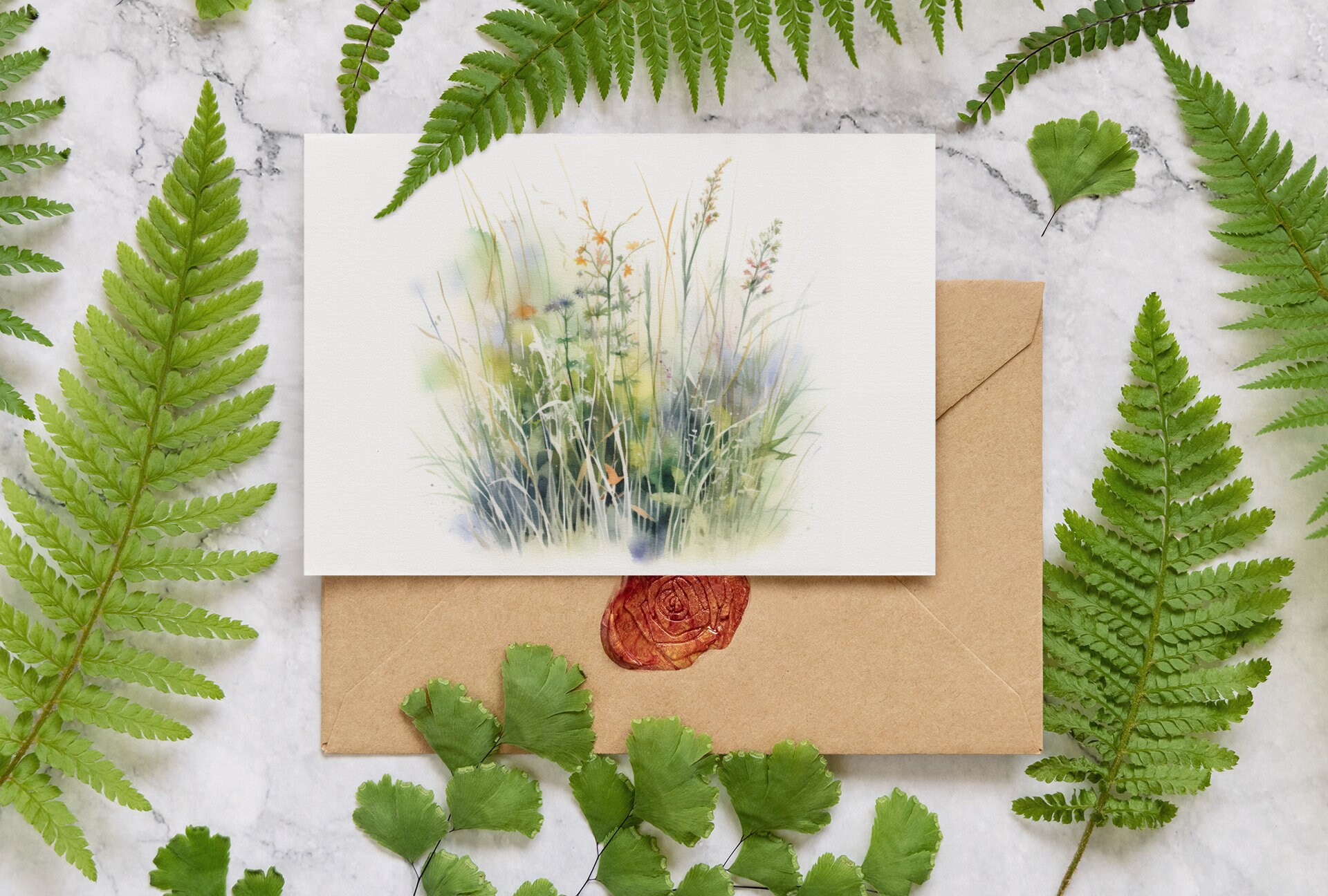 Watercolor Meadow Flowers Clipart Set of 20, Spring Flowers Fall Floral ...