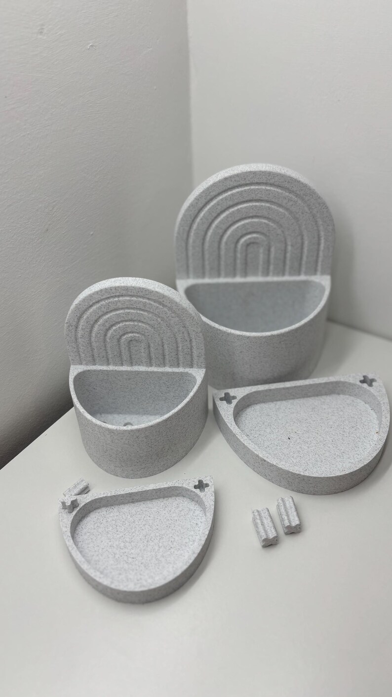 3D Printable Bookend Planter With Drainage - Digital 3D STL Files - Etsy