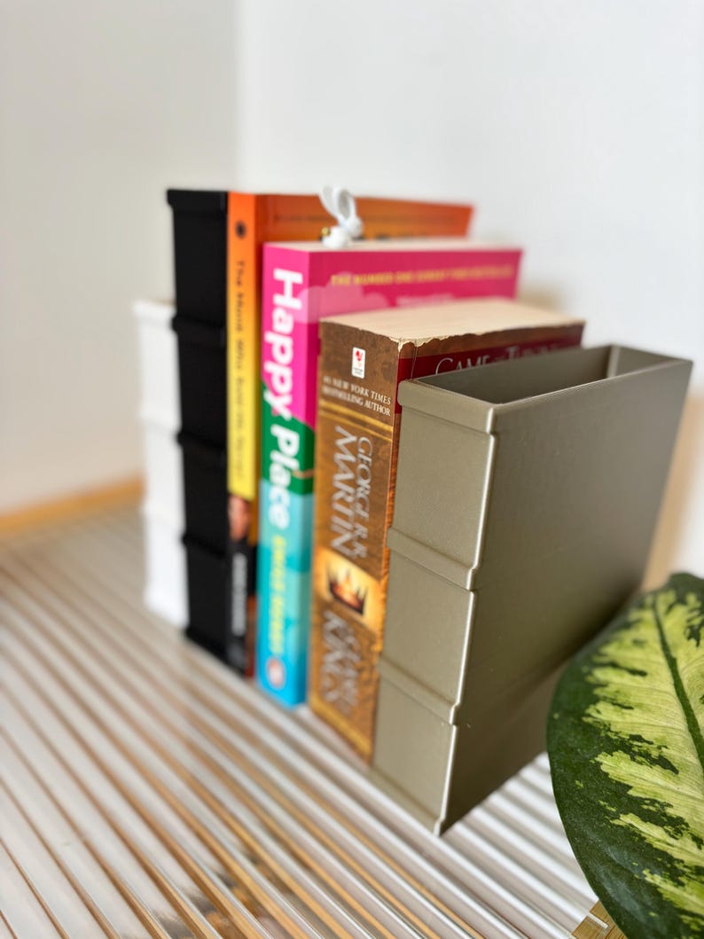 Book Shaped Bookend Planter – STL Files for 3D Printing - Etsy