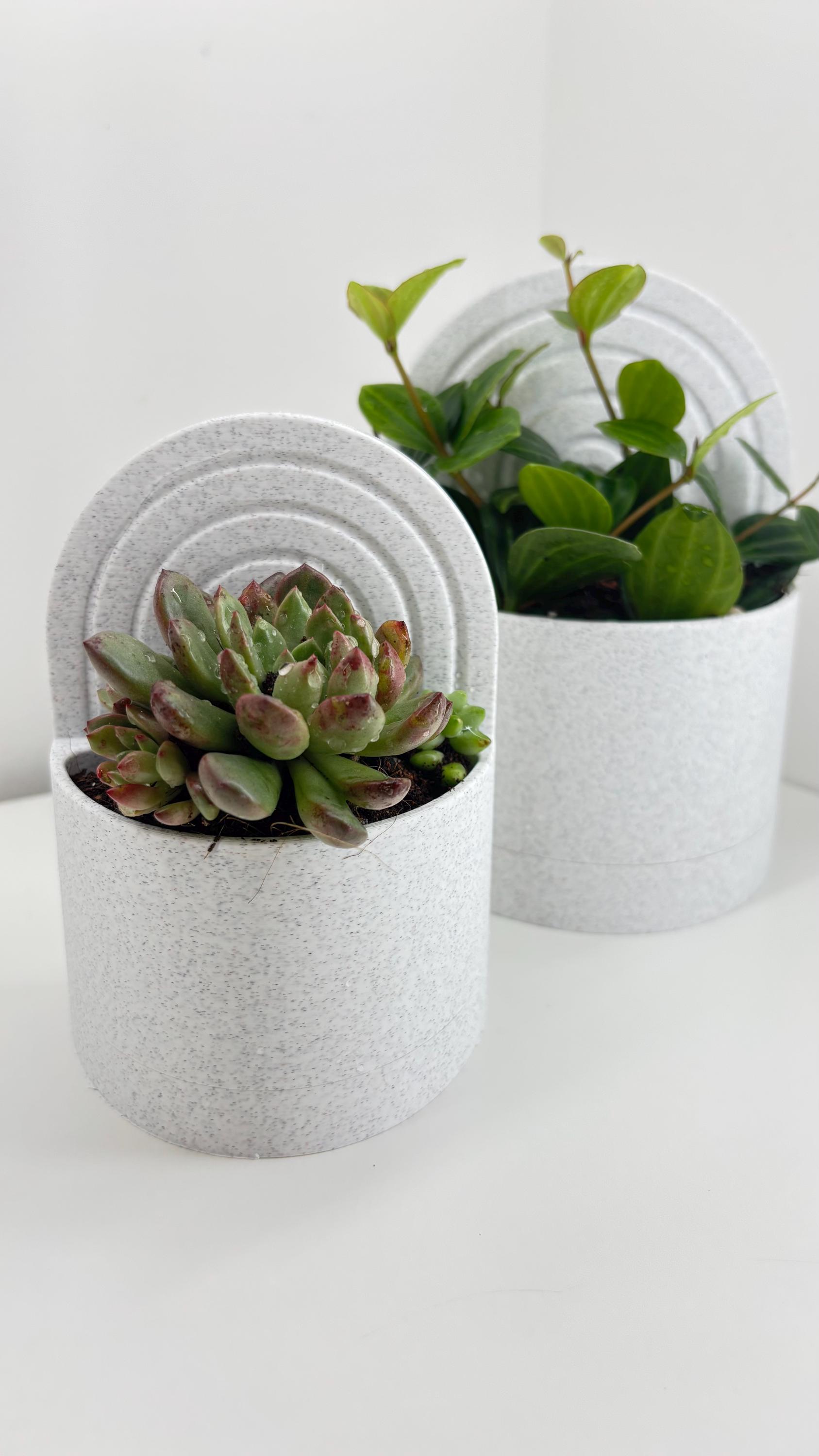 3D Printable Bookend Planter With Drainage - Digital 3D STL Files - Etsy