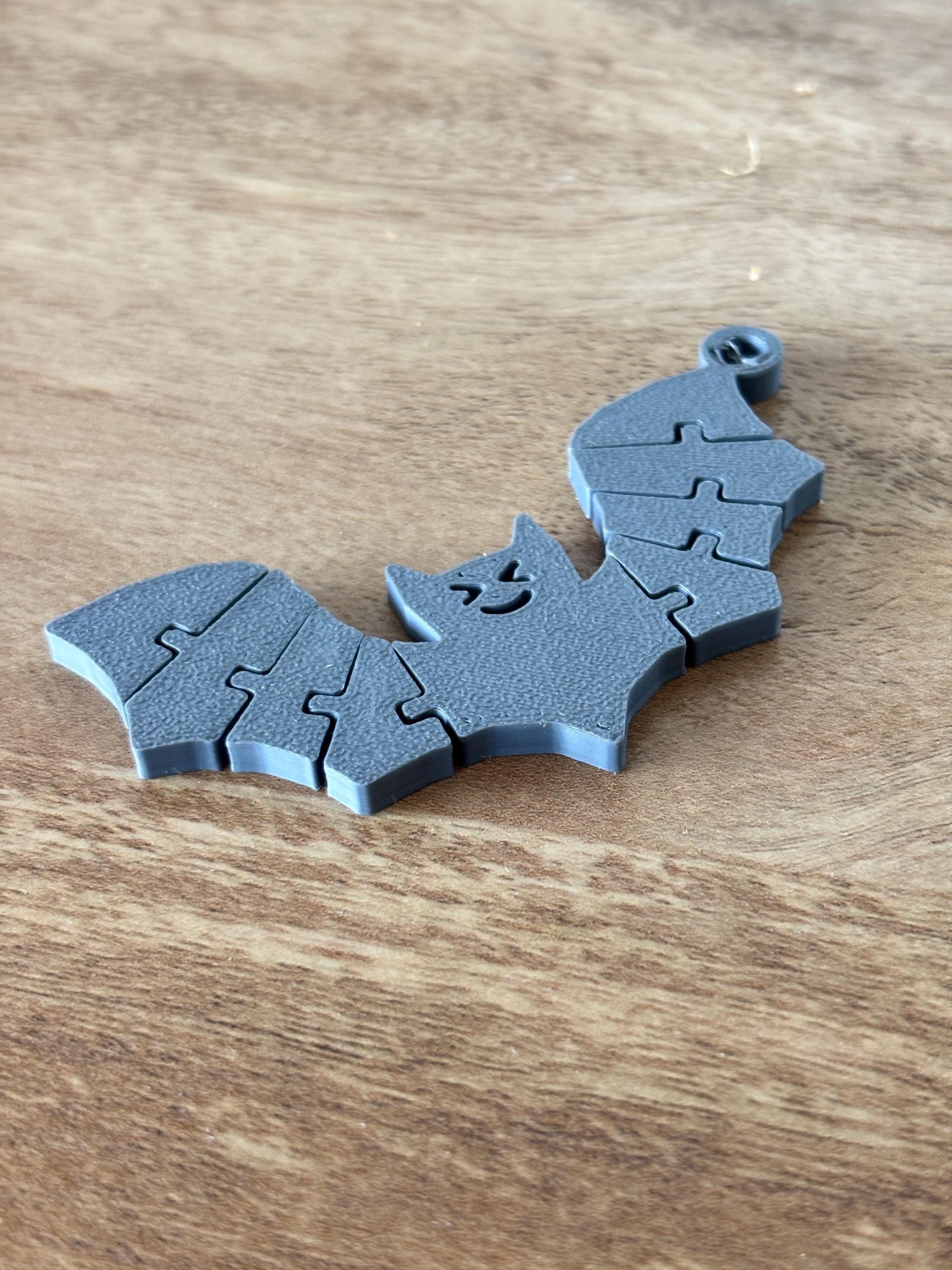 Flexi Halloween 3D Print Files: Pumpkin, Ghost, Bat Keychains (STL ...