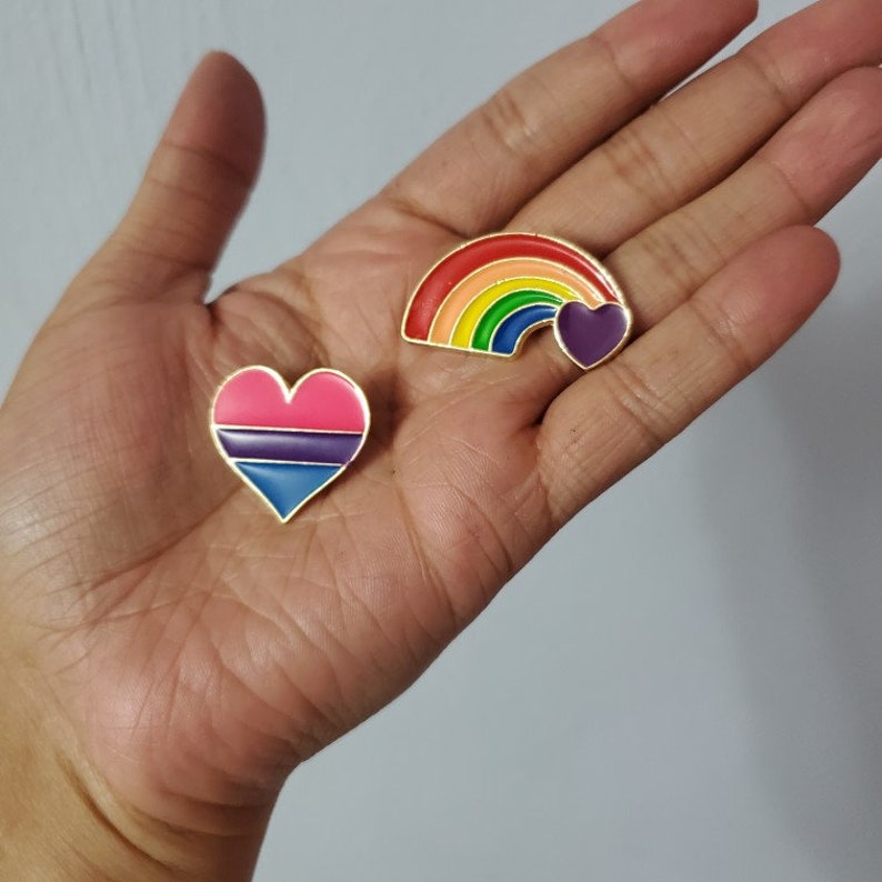 LGBTQ Pride Pins,pride Enamel Pins,rainbow Progress Pride Pin,pride ...