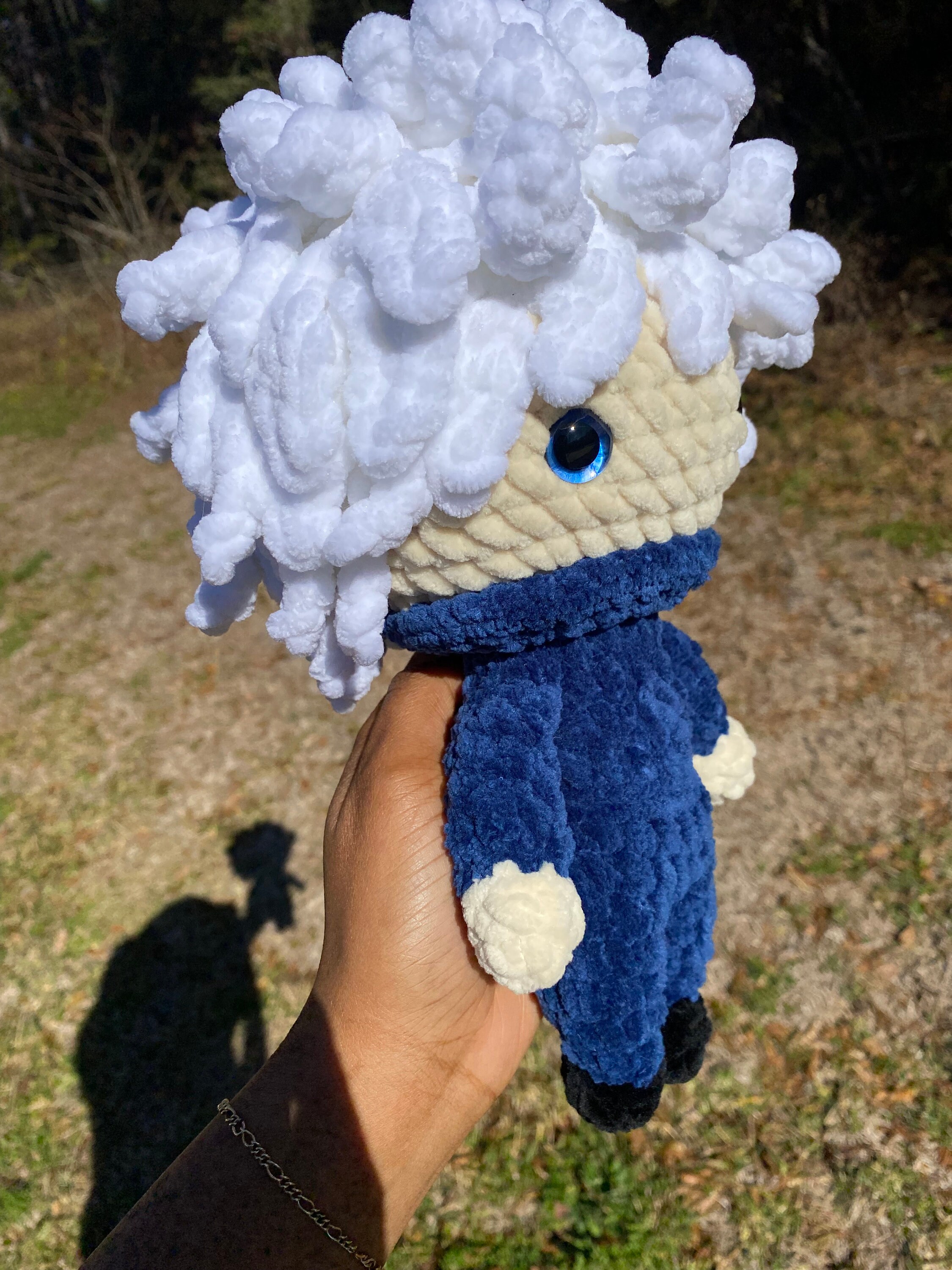 Crochet Blue Eyed Sorcerer Plushie - Etsy