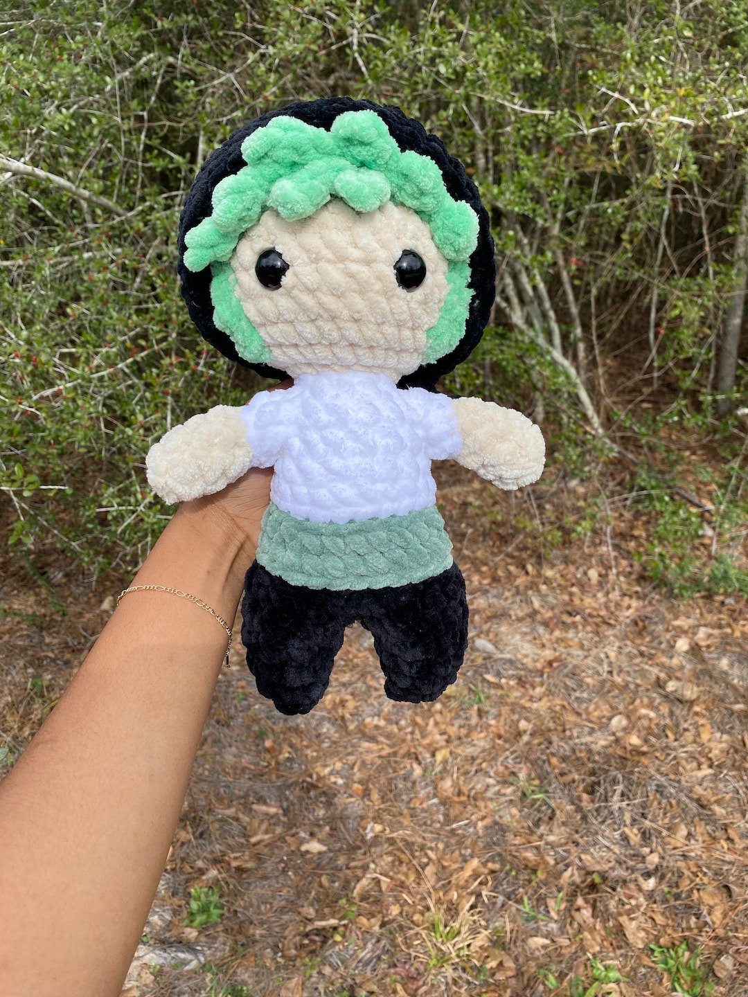 Jumbo Crochet Green Haired Swordsman - Etsy