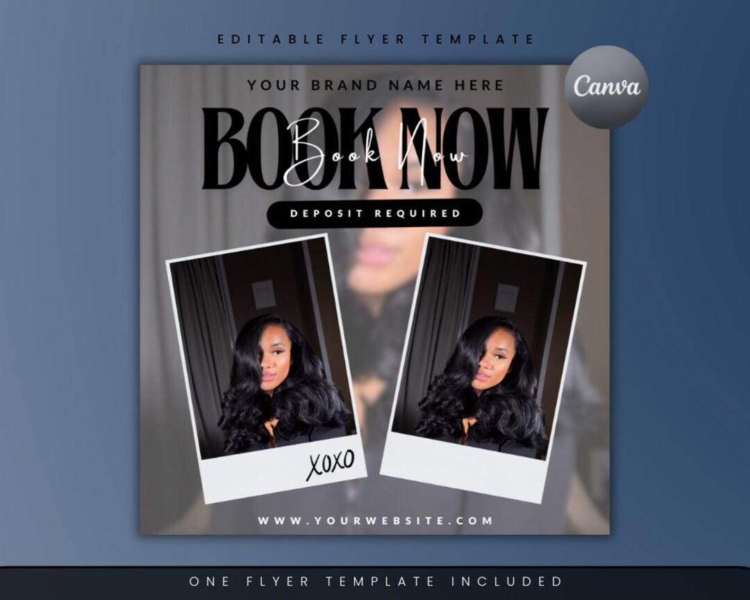 Editable Book Now Flyer, DIY Appointments Available Template, Premade ...