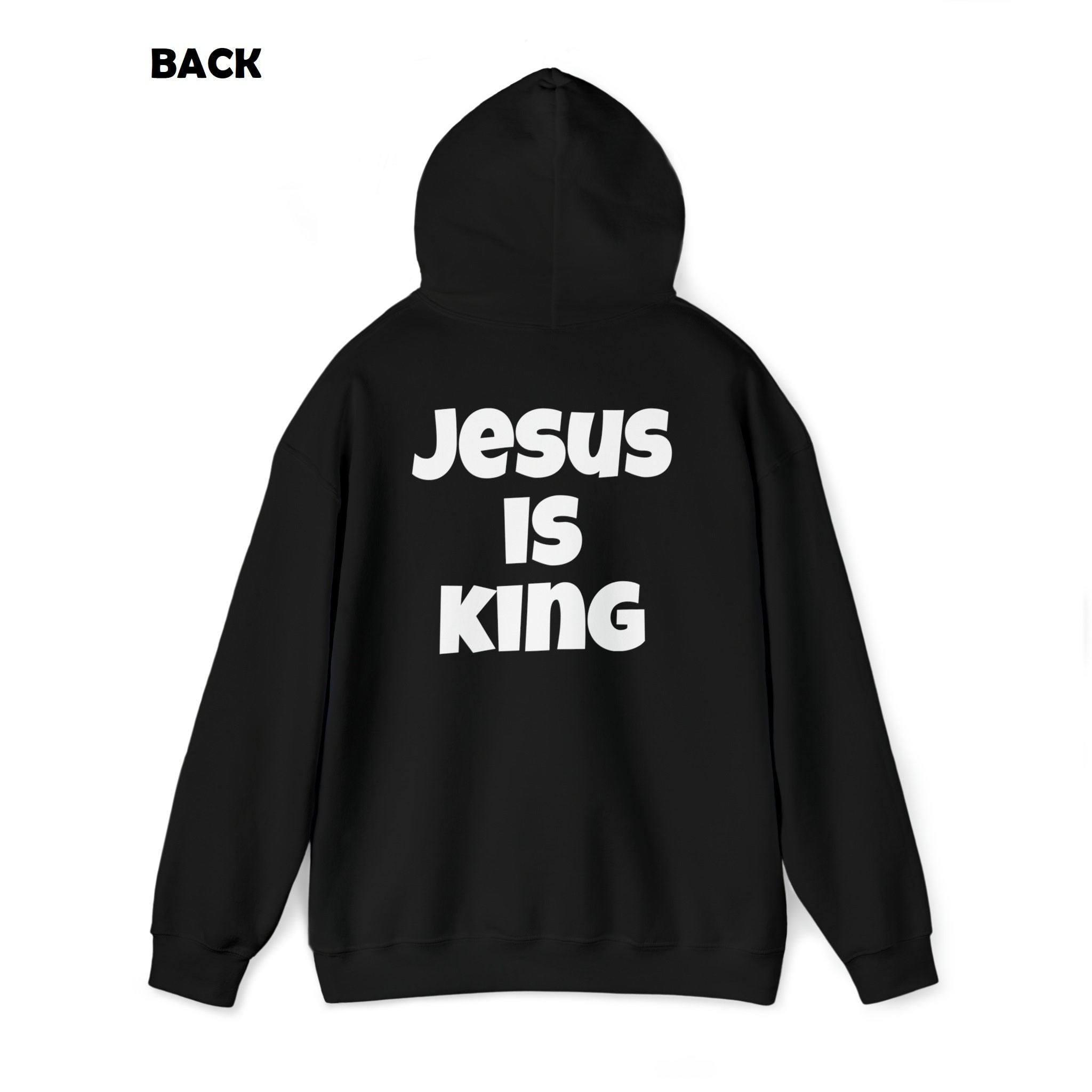 All Hail King Jesus - Jesus is King - Hoodie Christian Sweatshirt Warm ...