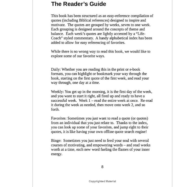 365 Days of Motivational Power inspirational Quotes Book - Etsy