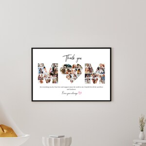 Custom Mother's Day Photo Collage Canva Template Mom Picture Collage ...