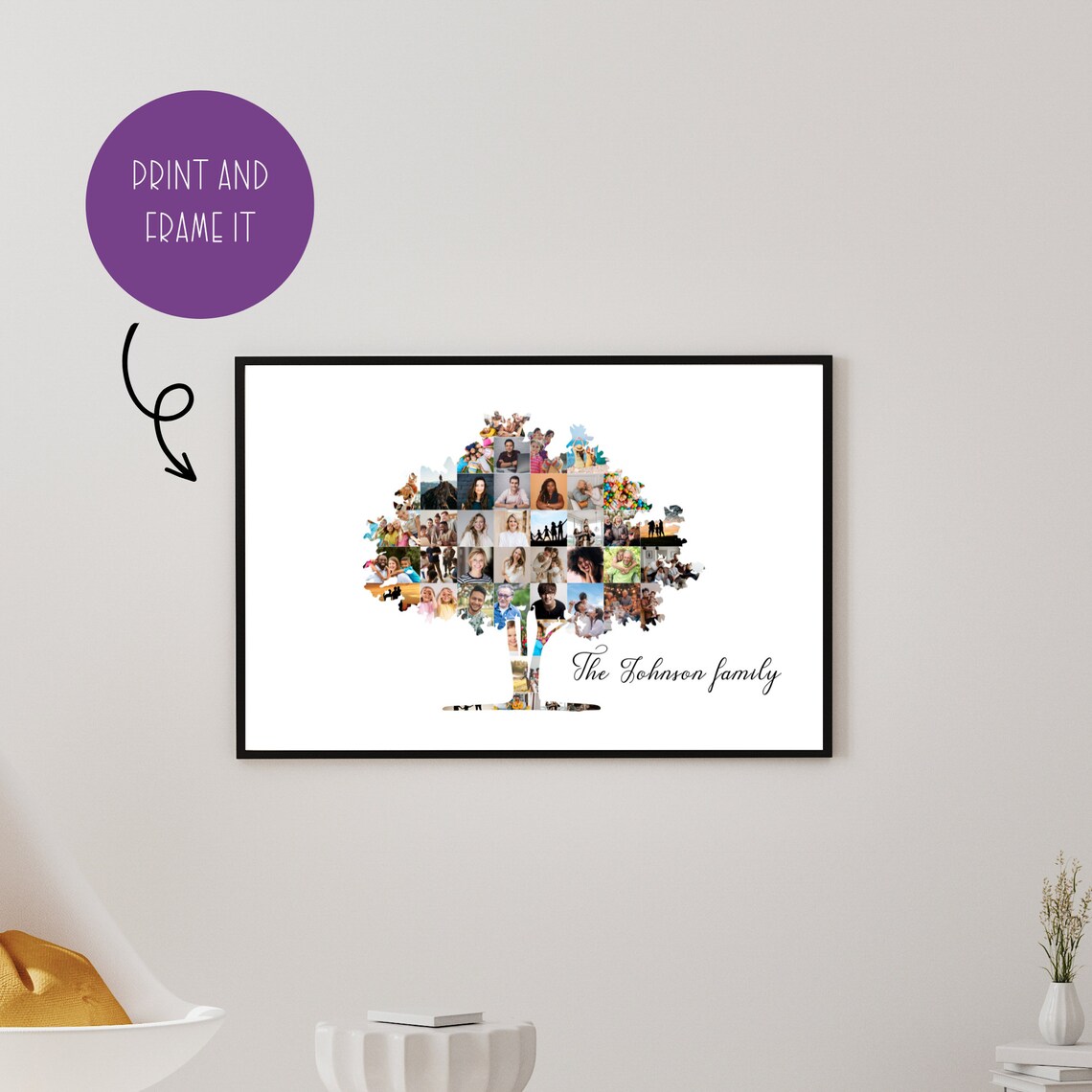 Family Tree Collage Family Tree Photo Collage Template Family Photo ...